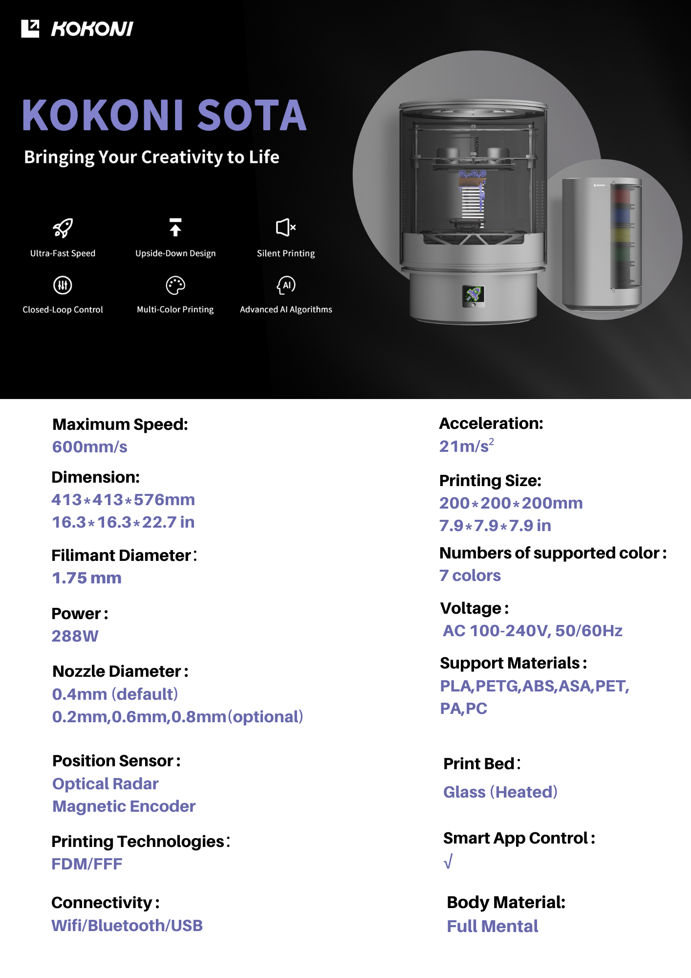 Kokoni3d Launches Sota It’s Full Color 3d Printer! - Technewszone